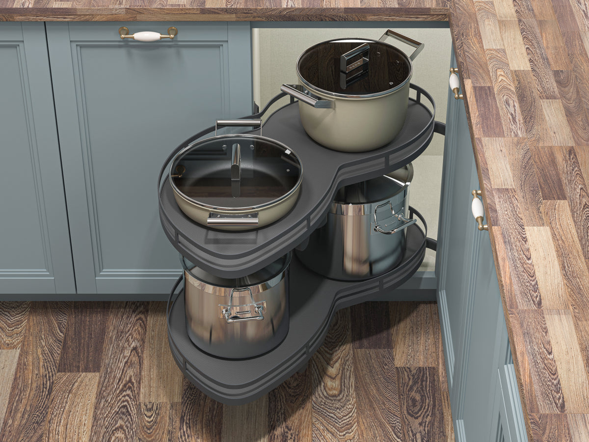 Two tier corner swing tray – Mondora